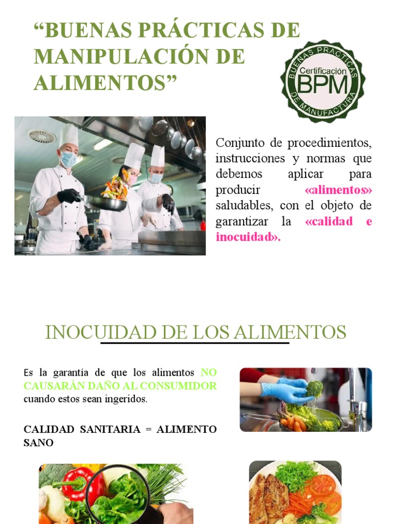 BPM en Alimentos | PDF | Ciencias de la Salud | Especialidades Medicas