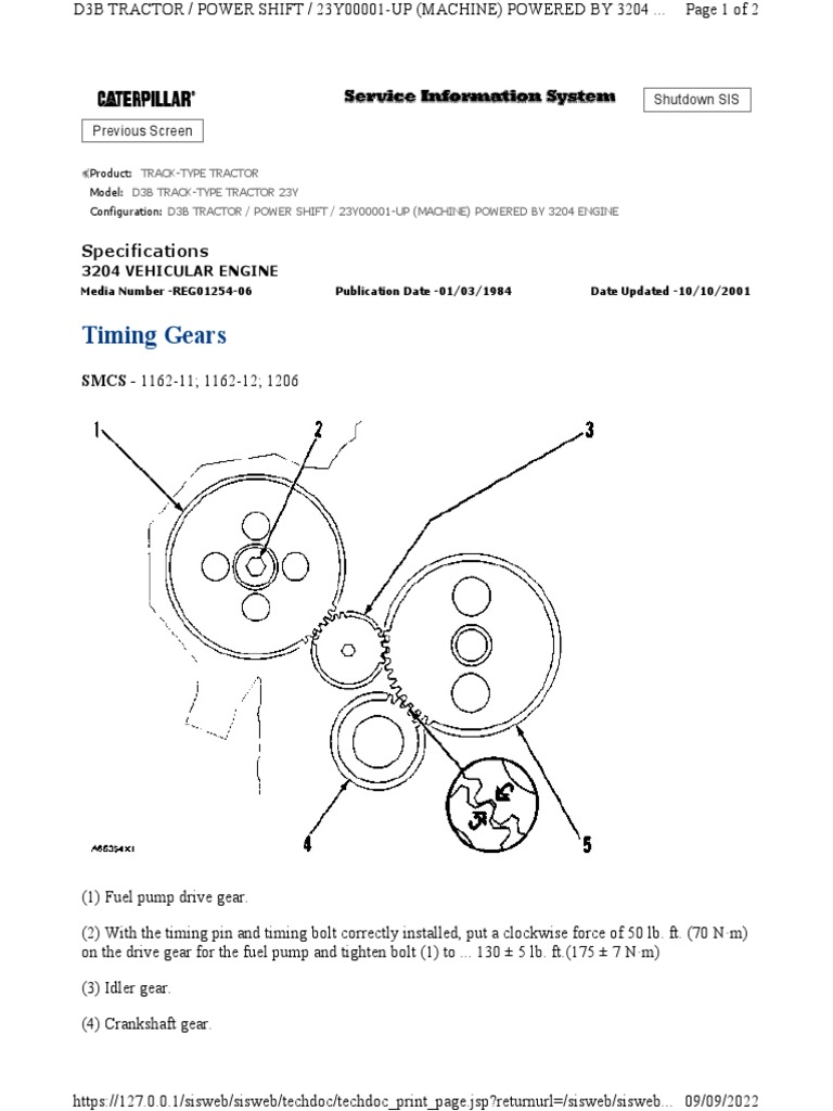 Timing Gear Torque | PDF