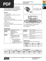 DCV Series VALVES Data Sheet | PDF | Valve | Mechanical Engineering