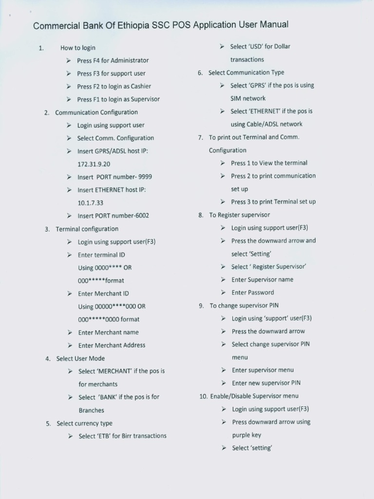 POS User Manual | PDF