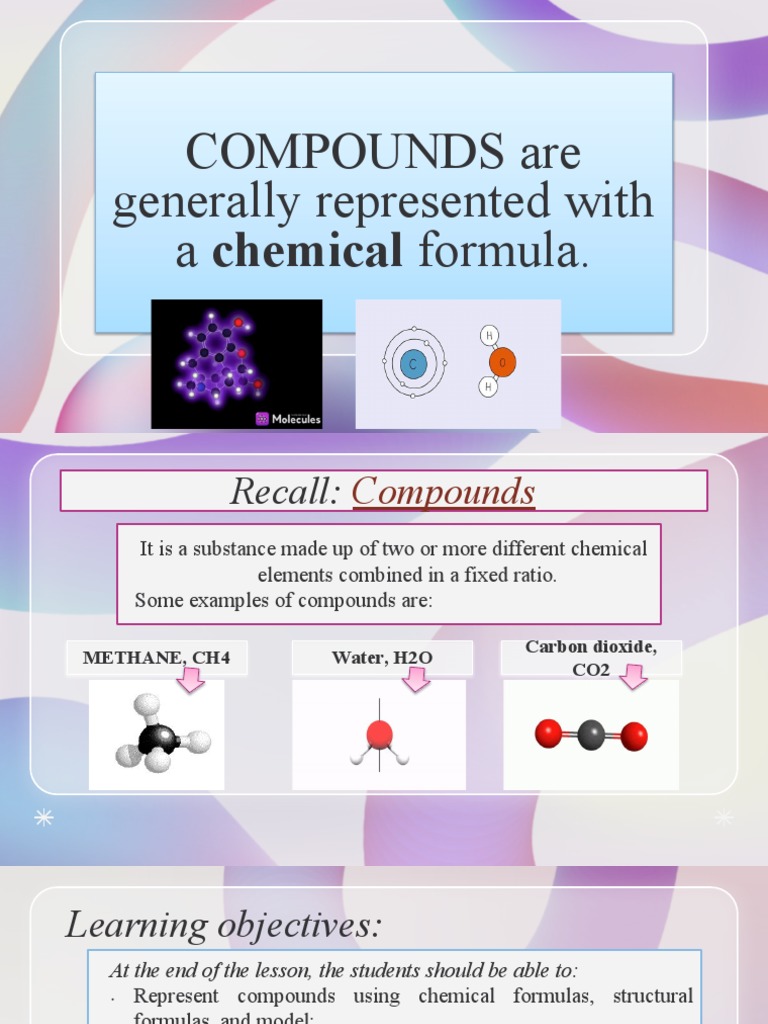 GEN CHEM CHEMICAL FORMULA and NAMING OF COMPOUNDS | PDF | Chemical ...