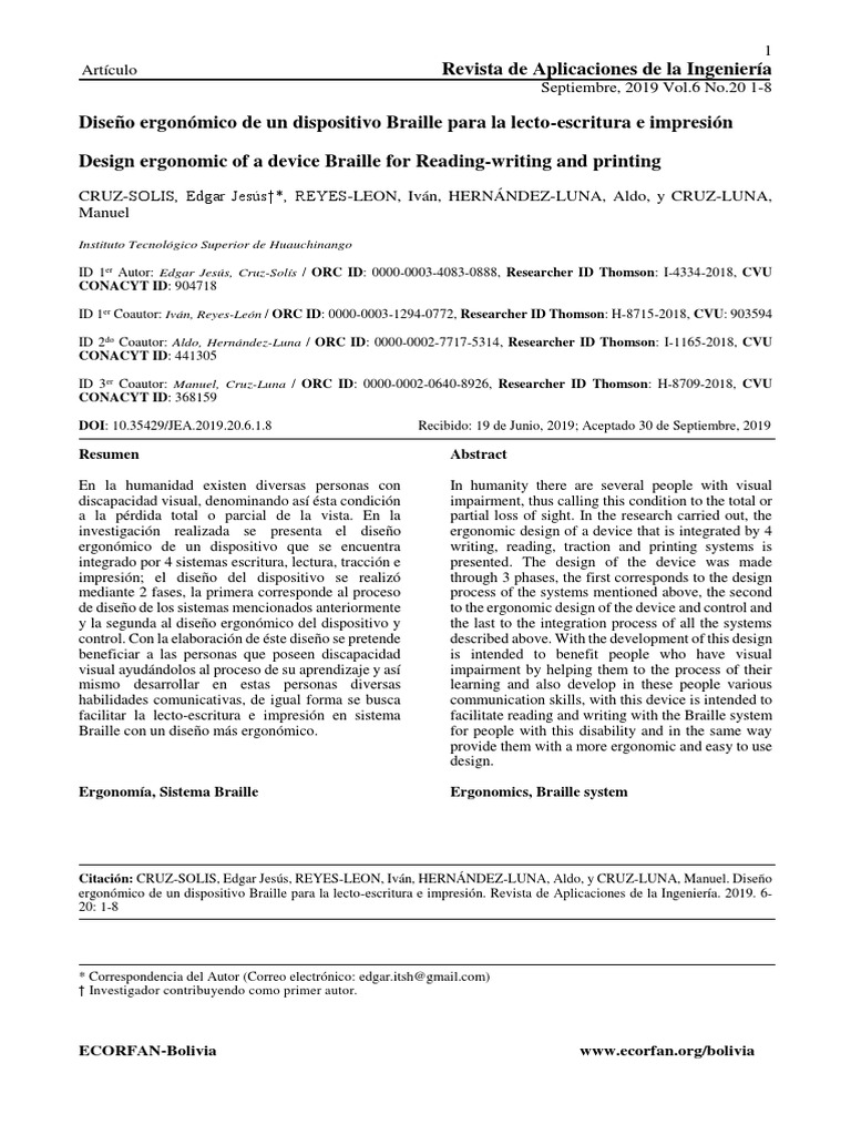 Revista - de - Aplicaciones - de - La - Ingeniería - V6 - N20 - 1 | PDF ...