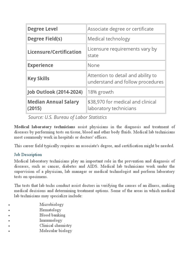 Medical Laboratory | PDF | Medical Laboratory | Laboratories