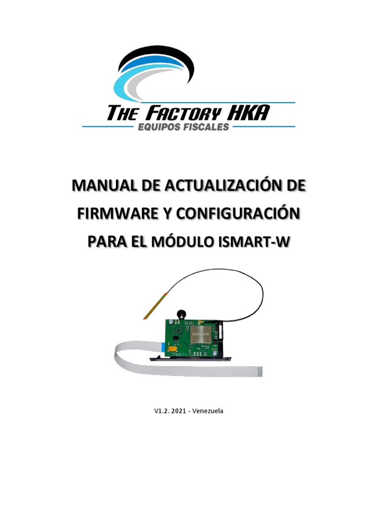 Manual de Actualizacion de Firmware y Configuración para El ISmart-W V1 ...