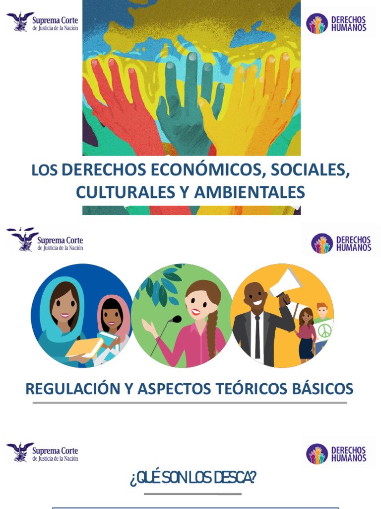 Derechos Economicos, Sociales, Culturales y Ambientales | PDF ...