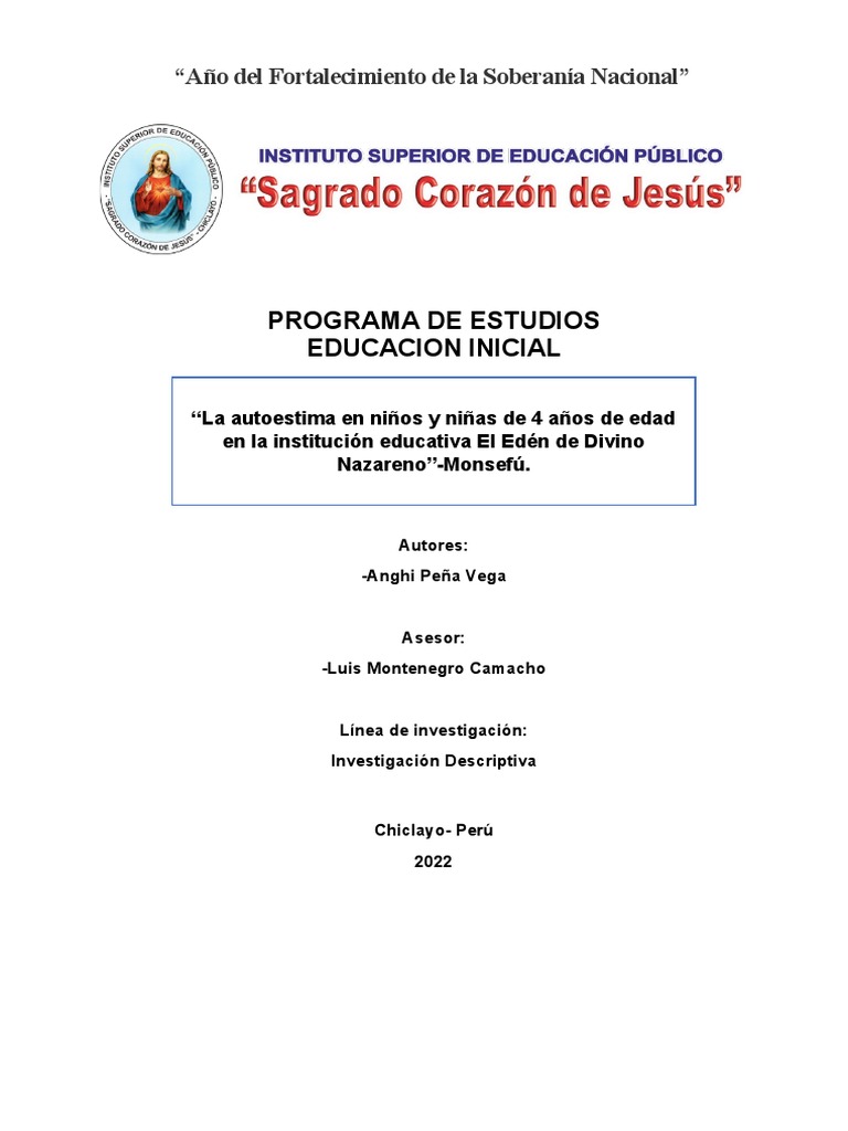 El Autoestima-Proyecto Bien | PDF | Autoestima | Aprendizaje