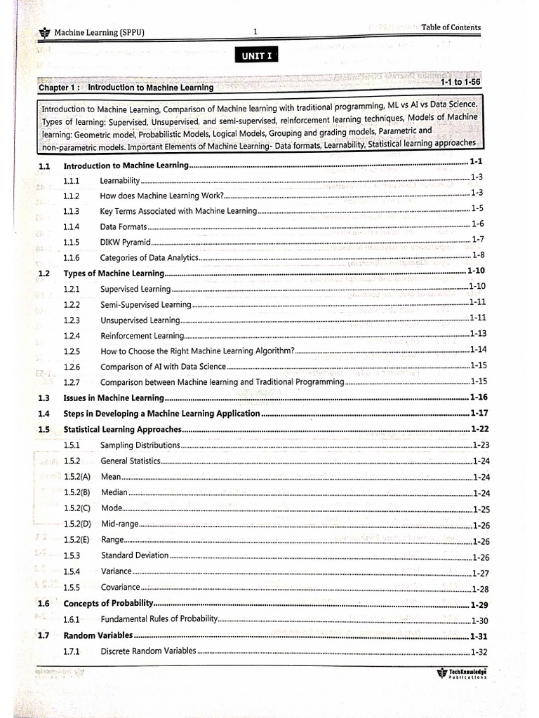 ML Tech Knownledge | PDF