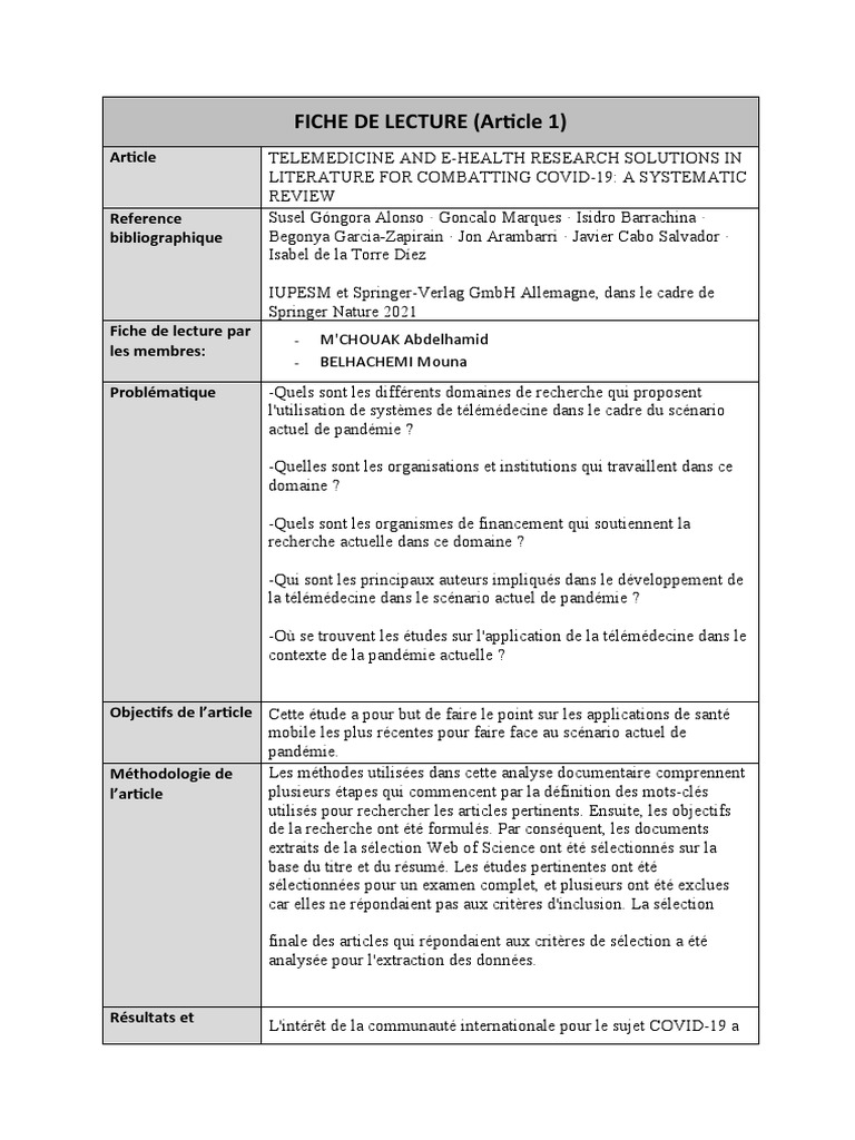 Fiche de Lecture | PDF | Science | Sciences cognitives