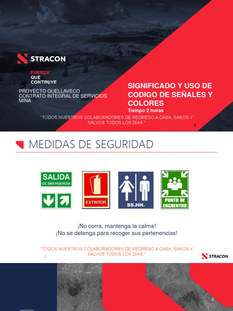 Señales de Seguridad y Código de Colores | PDF | Química