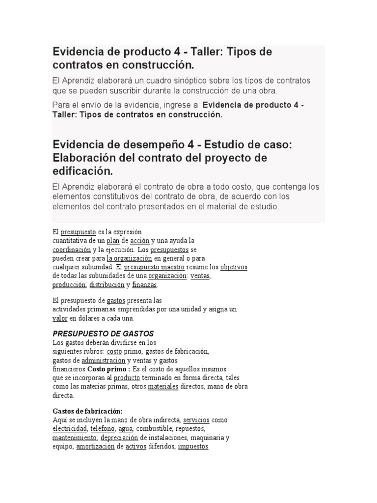 Costos y Presupuestos | Descargar gratis PDF | Contabilidad | Presupuesto