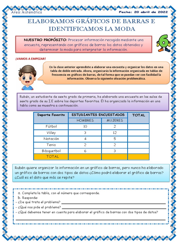 DIA1 Graficos de Barras 1 | PDF | Información