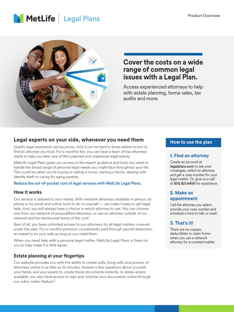 Arlington ISD - MetLife - Legal Plans - Product Overview | PDF ...
