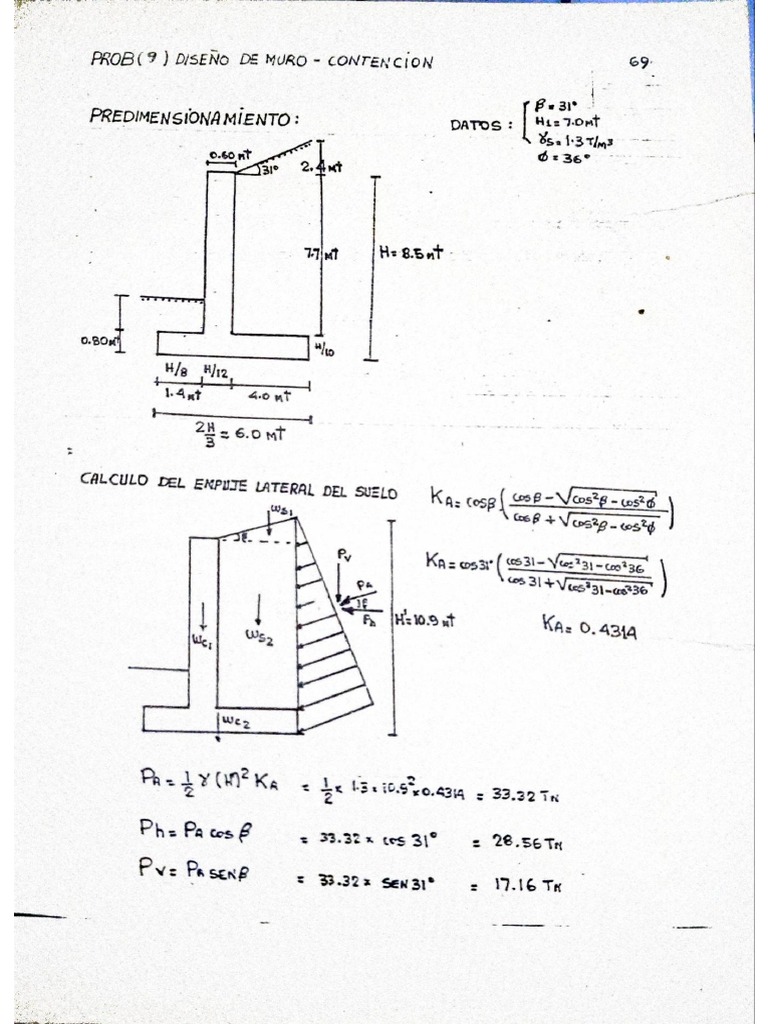 Muro de Contencion | PDF