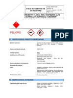 Rombo Nfpa Acetileno Oxigeno | PDF