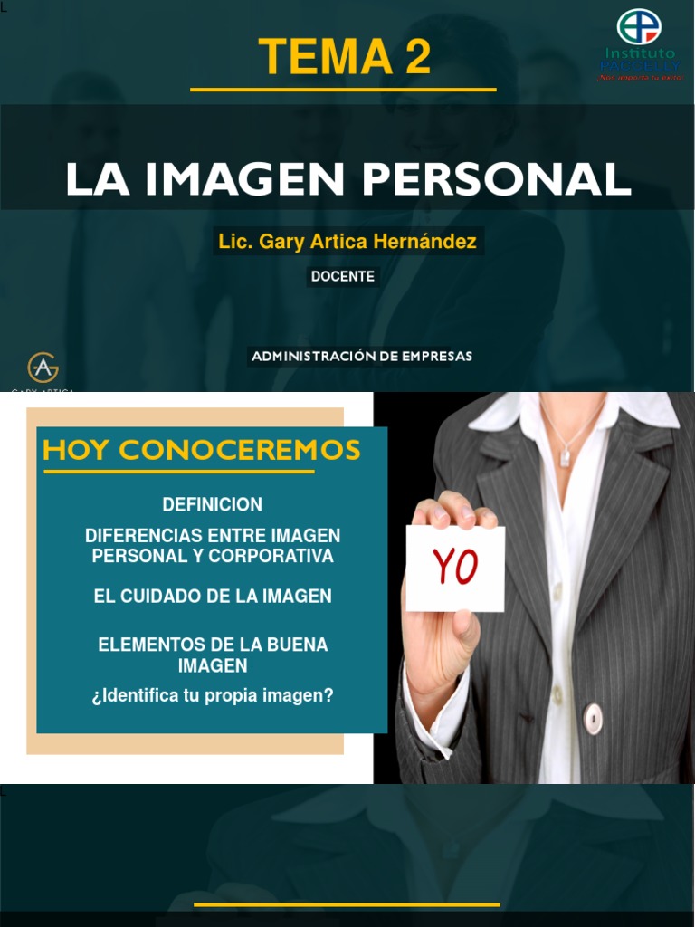 Tema 2 - La Imagen Personal | PDF | Comportamiento | Business