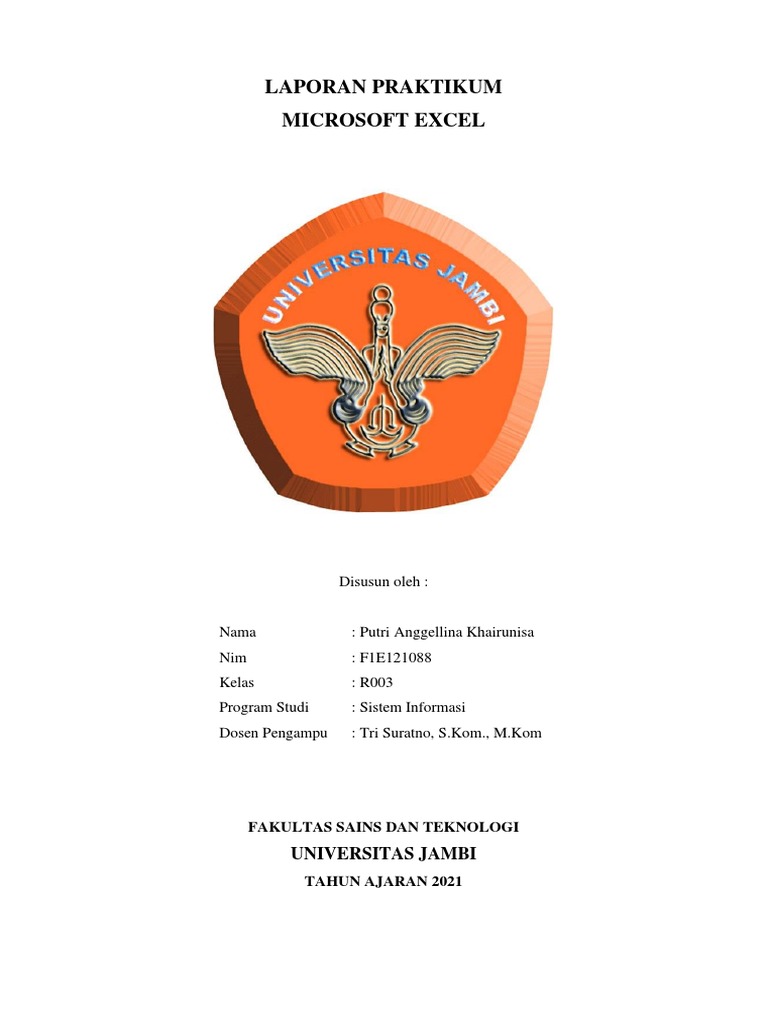 LAPORAN PRAKTIKUM EXCEL-dikonversi | PDF