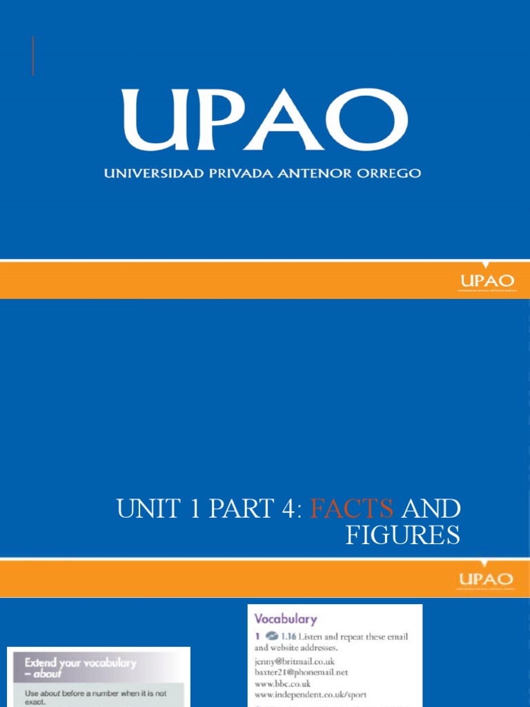 Session 4 Unit 1 Facts and Figures Practice | PDF