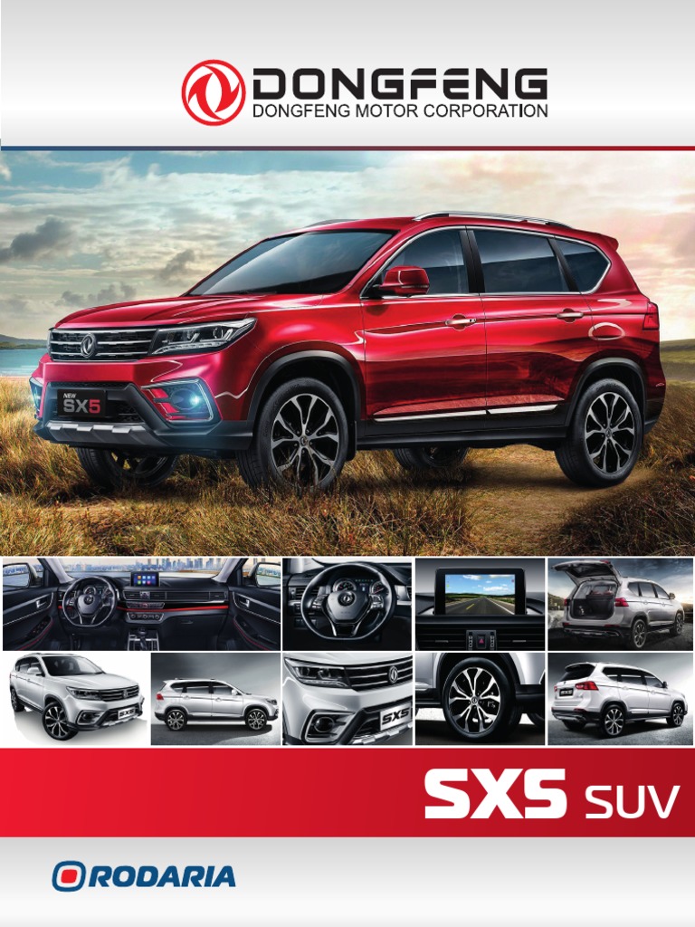 Ficha Técnica Dongfeng SX5 2023 | PDF | Sistema de freno antibloqueo | Eje