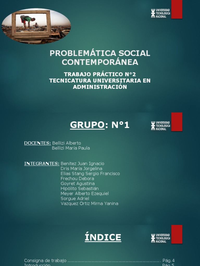 Problematica Social Contemporanea Administracion Utn Frba | Descargar ...