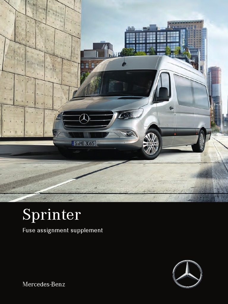 Sprinter MY2020 Fuse Supplement | PDF | Mercedes Benz | Mercedes Benz ...