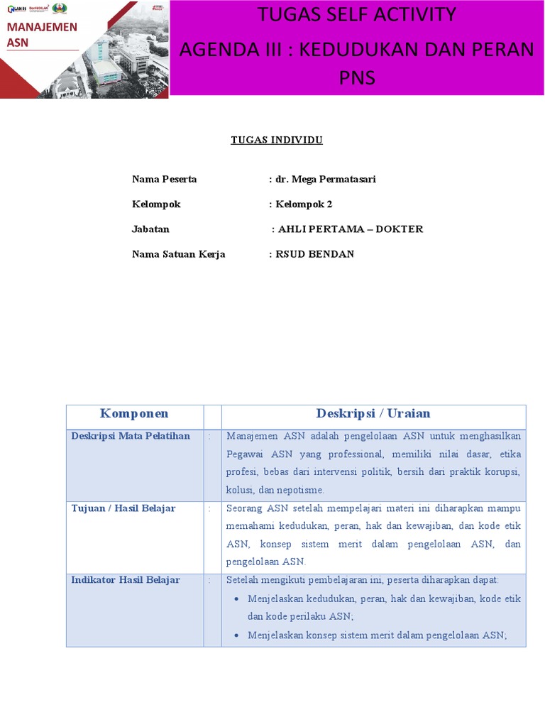 Resume Materi Manajemen Asn | PDF