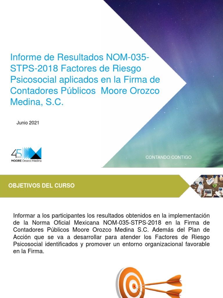 Informe de Resultados Nom 035 | PDF | Riesgo | Violencia