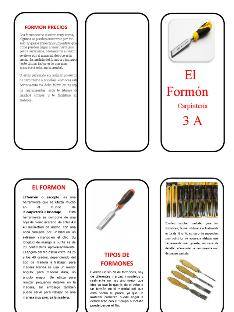 FORMON | PDF | Herramientas