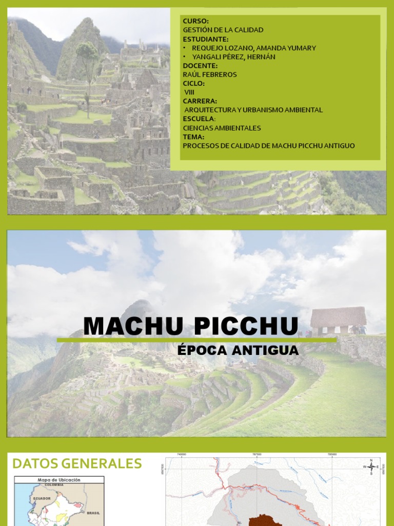 Machu Picchu | PDF | Machu Picchu
