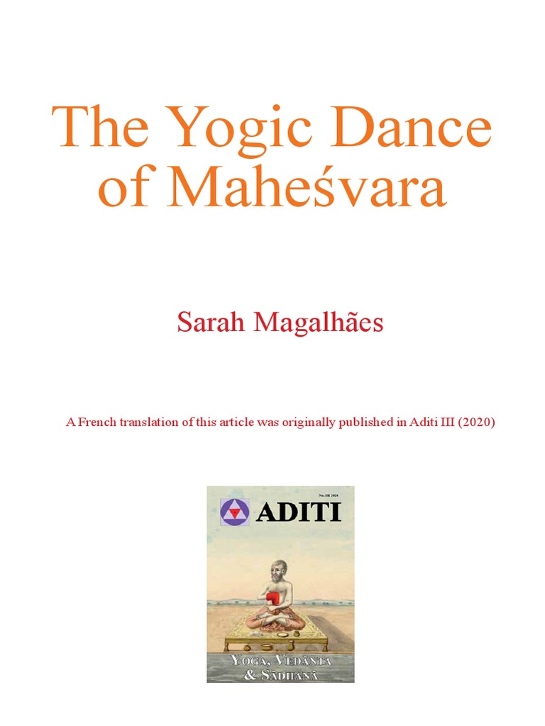 The Yogic Dance of Mahesvara | PDF | Shiva | Yoga