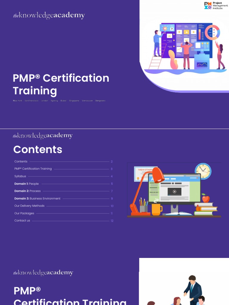 PMP® Training | PDF | Project Management Professional | Project Management