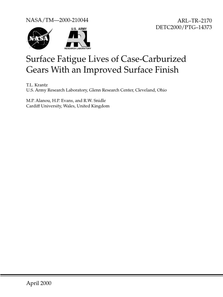 REM Superfinishing TM 2000 210044 | PDF | Gear | Viscosity