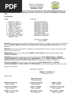 Barangay Certification-Interposing No Objection | PDF