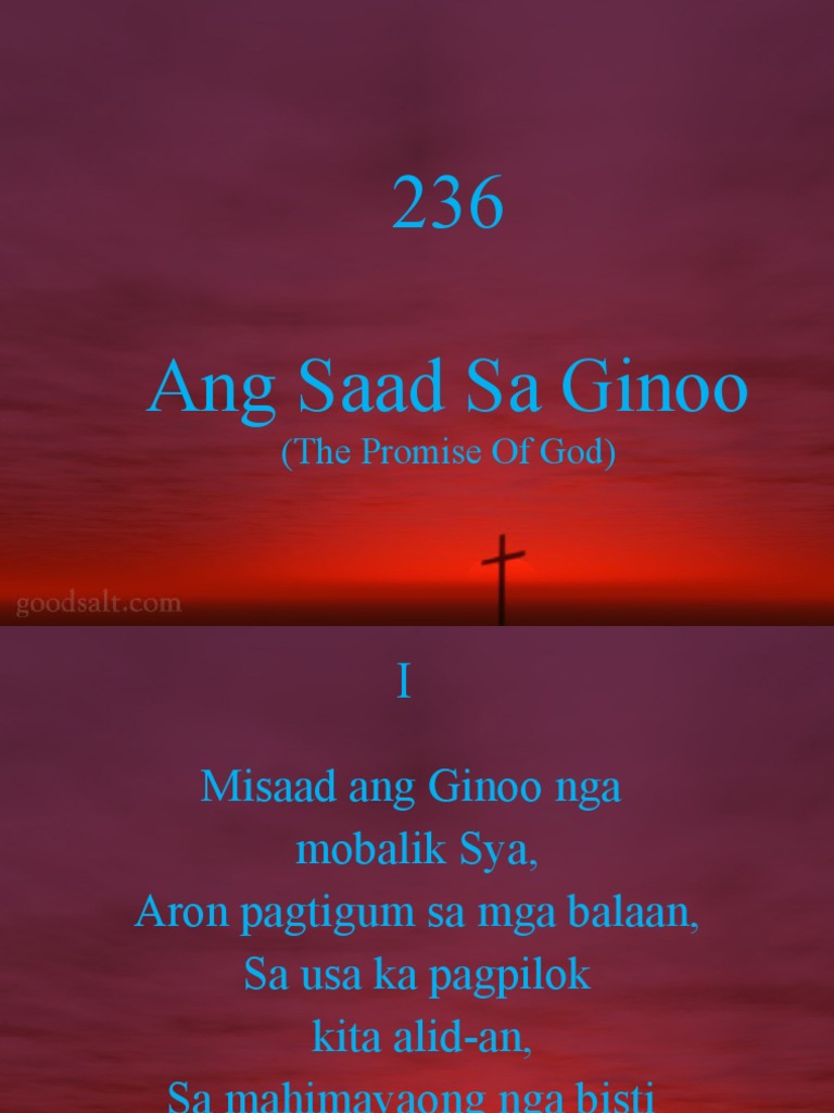 236 Ang Saad Sa Ginoo | PDF