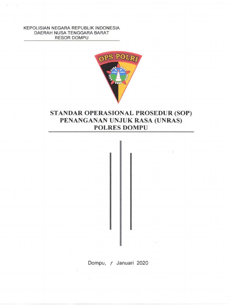 Sop Penanganan Unjuk Rasa Unras | PDF