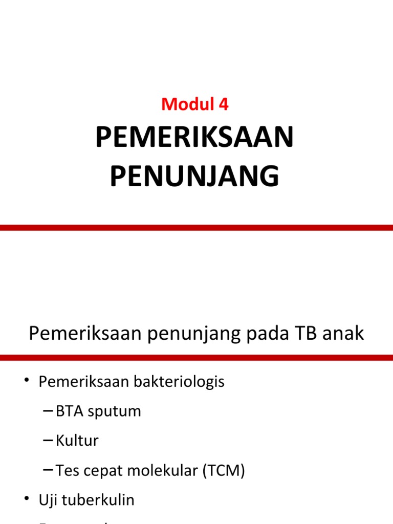 Pemeriksaan TB Anak | PDF