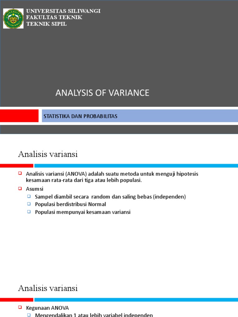 Pert 11 Analisa Variance Pdf