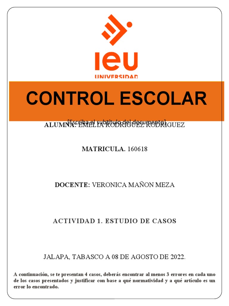 Rodriguez Emelia Act1. | PDF | Evaluación