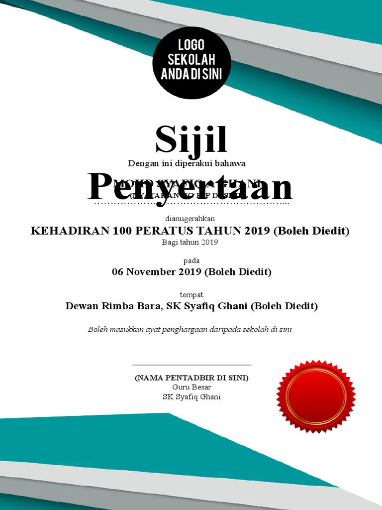 Background Sijil | PDF