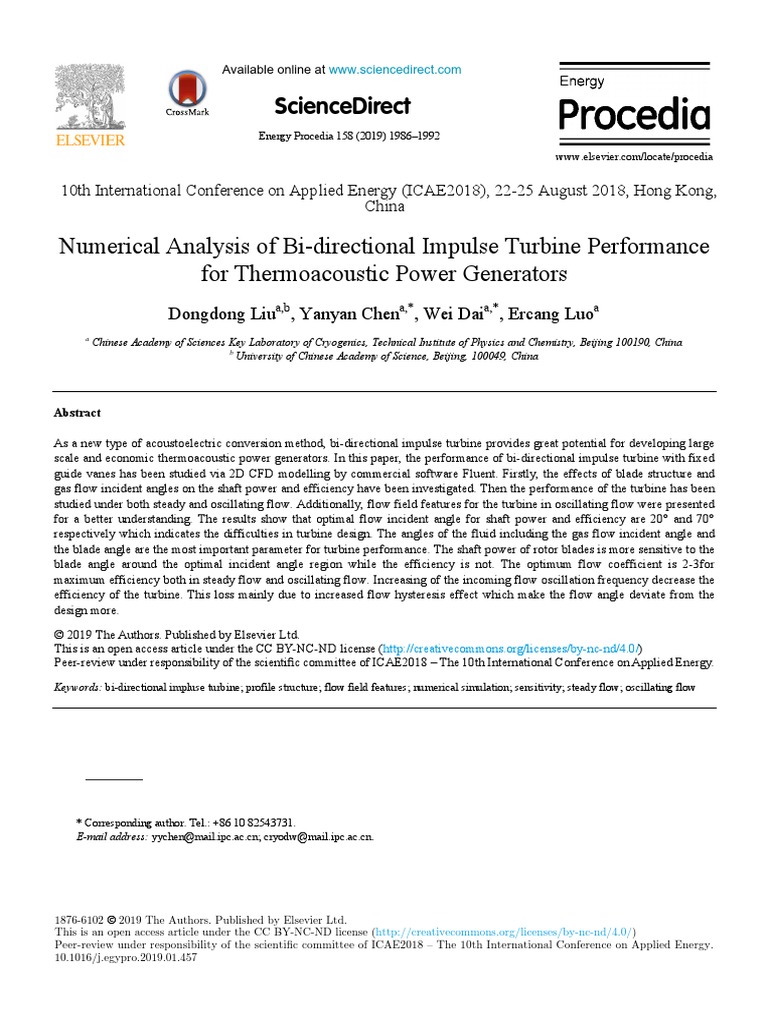 Liu2019-Numerical Analysis of Bi-Directional Impulse Turbine ...