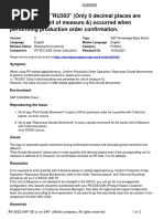 Change Field Quantity Menge in Sap | PDF | Significant Figures | Computing