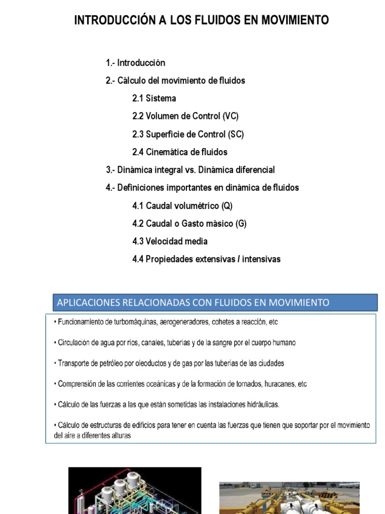 Introducción A Los Fluidos En Movimiento Pdf Medición De Flujo