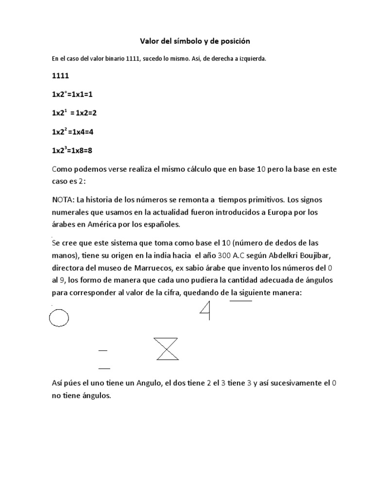 Valor Del Símbolo y de Posición | PDF
