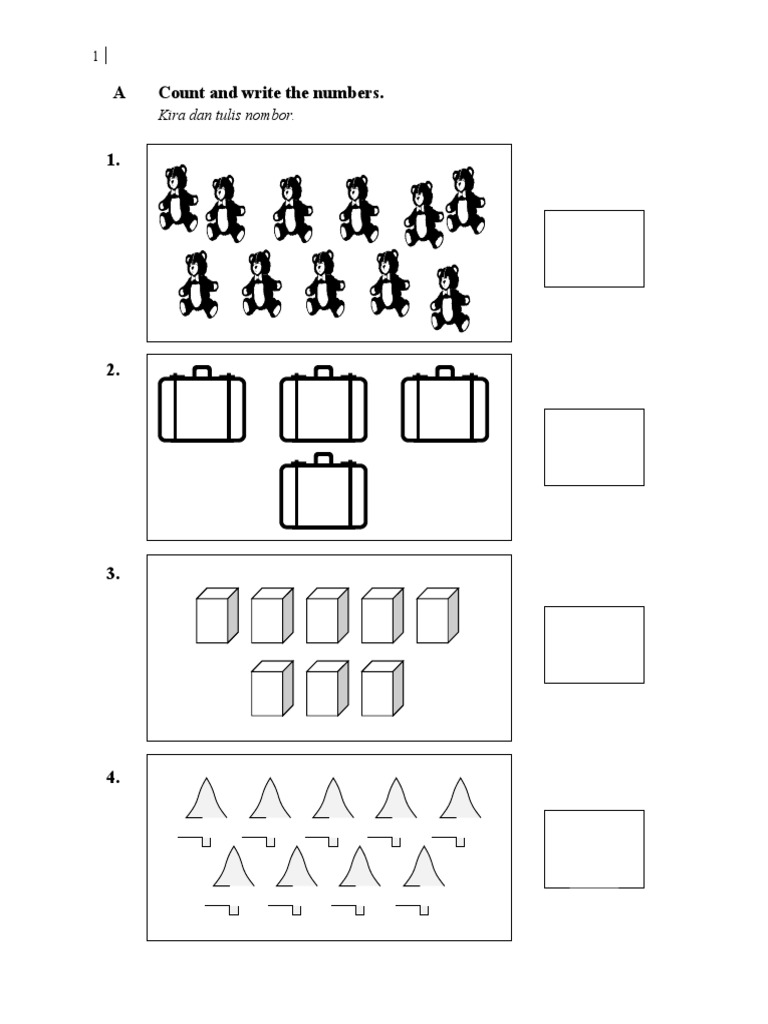 Math Year 1 Page 4 5 | PDF