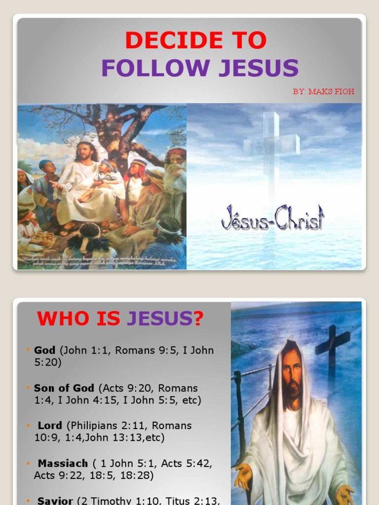 Why Follow Jesus: Key Insights | PDF