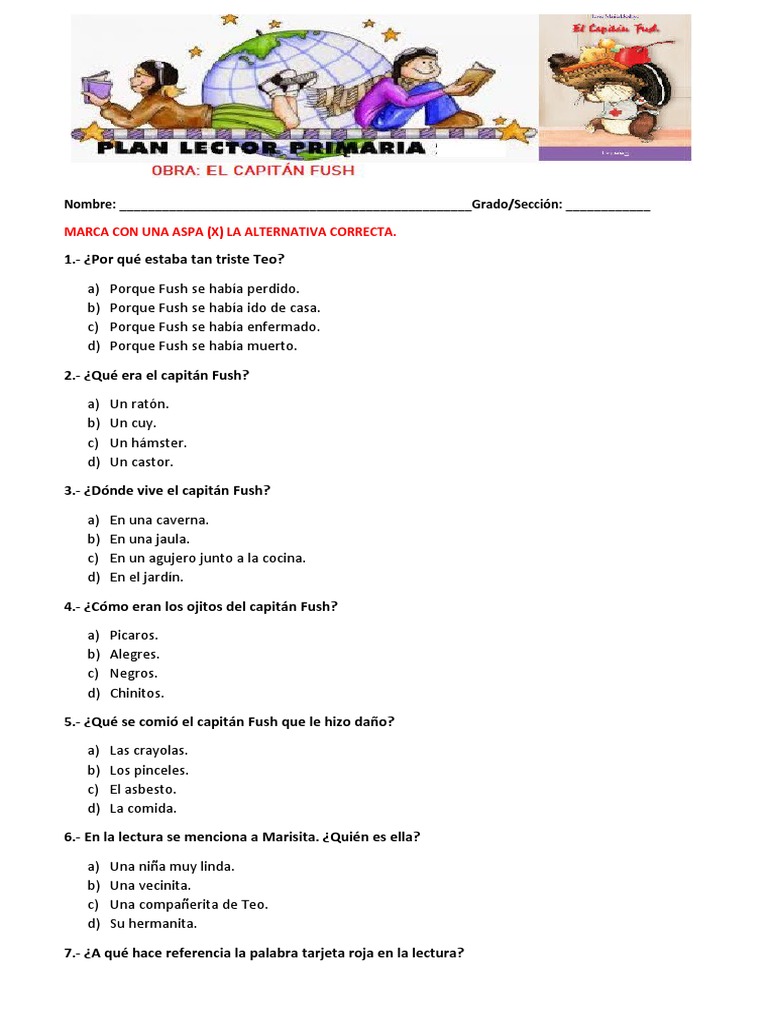 Obra Capitán Fush | PDF