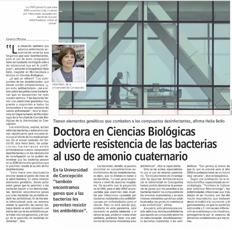 Amonio Cuaternario LUN | PDF