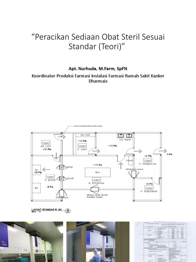 Peracikan Sediaan Obat Steril Sesuai Standar | PDF
