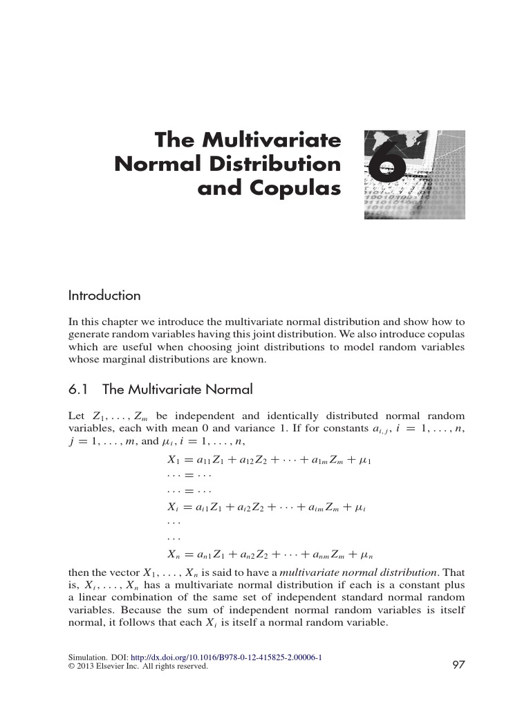 Chapter 6 - The Multivariate Normal Distribution and Copulas - 2013 ...