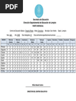 Formato de Parte Mensual 2023 | PDF