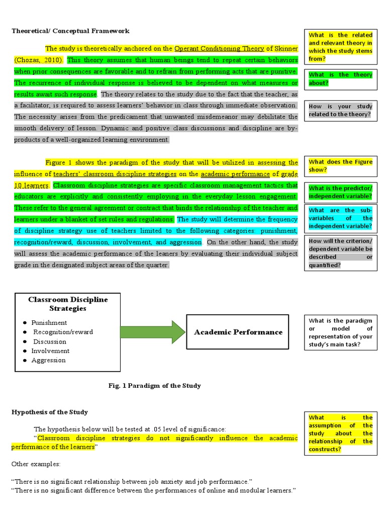 Theoretical Conceptual Framework | PDF | Learning | Theory